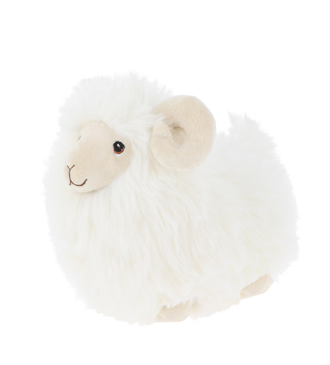 Keeleco Ram - White Soft Toy 25cm – Harry's Soft Toys